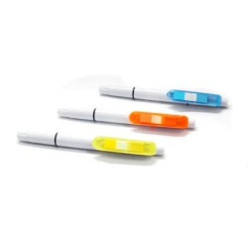Ball Pen With Highlighter & Sticky Notes