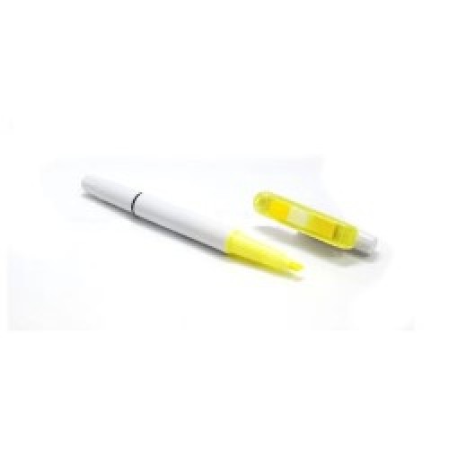 Ball Pen With Highlighter & Sticky Notes