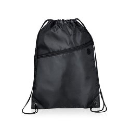 Robin Drawstring Bag with Front Compartment and Earphone Eyelet