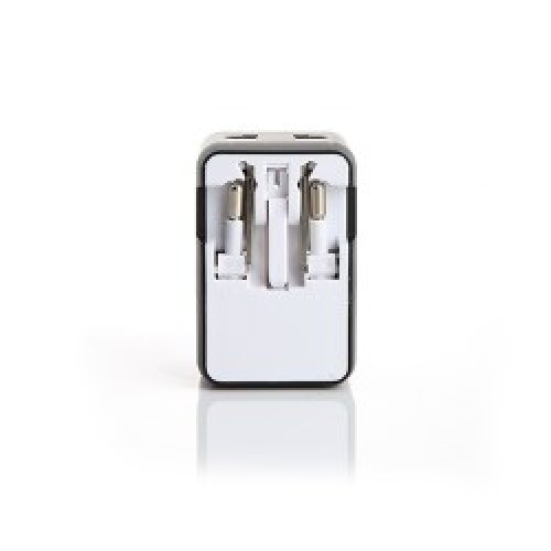 Mini Travel Adapter with USB