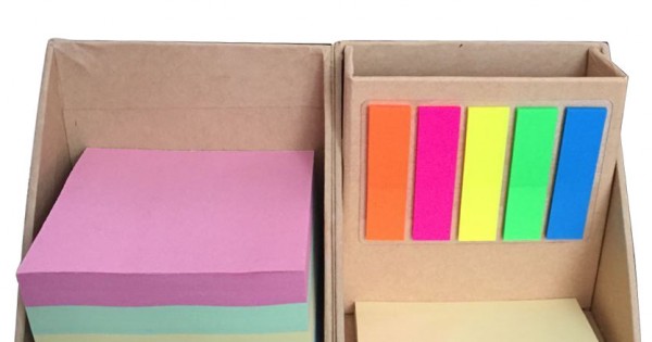 Twist Sticky Note with Pen Holder