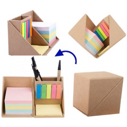 Twist Sticky Note with Pen Holder