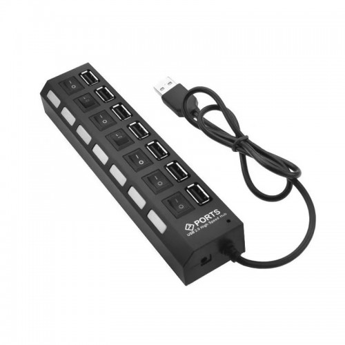 7-Port USB Hub with Individual Switch
