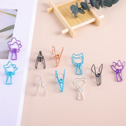 Metal Wire Hollow Clip Set
