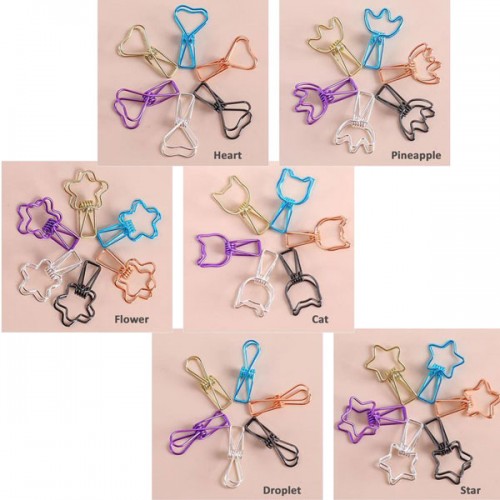 Metal Wire Hollow Clip Set