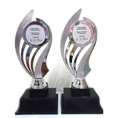 Standing Trophy - Gold, Silver, Bronze