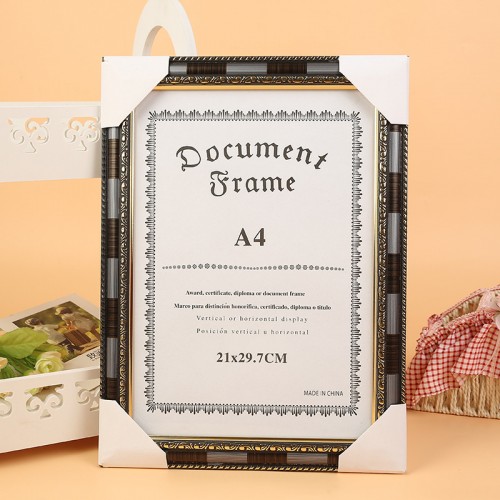 Wooden Document Certificate Frame, A4 Size