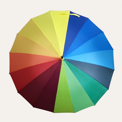 24" Rainbow 16K Straight Umbrella
