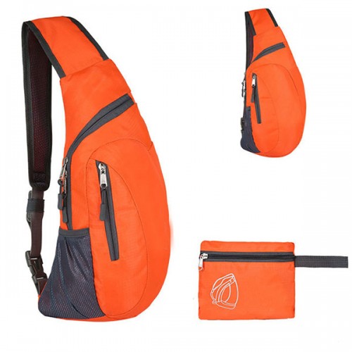 Unisex Foldable Sling Bag Crossbody Shoulder Backpack